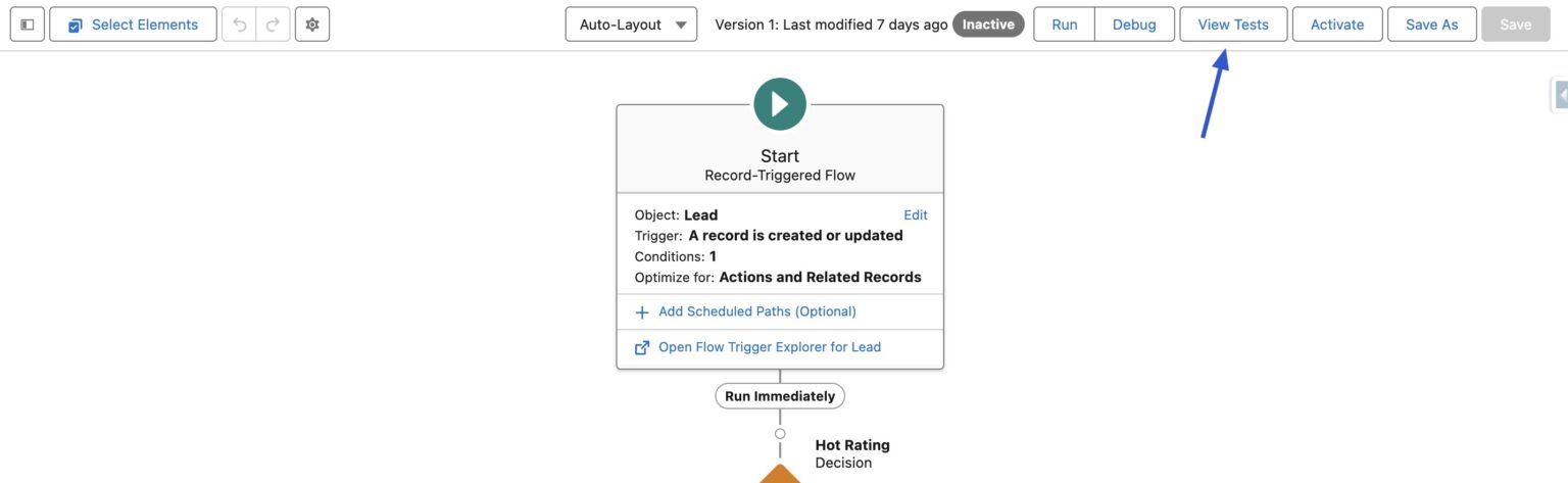 Salesforce Flows Tests Creation And Configurations Lane Four