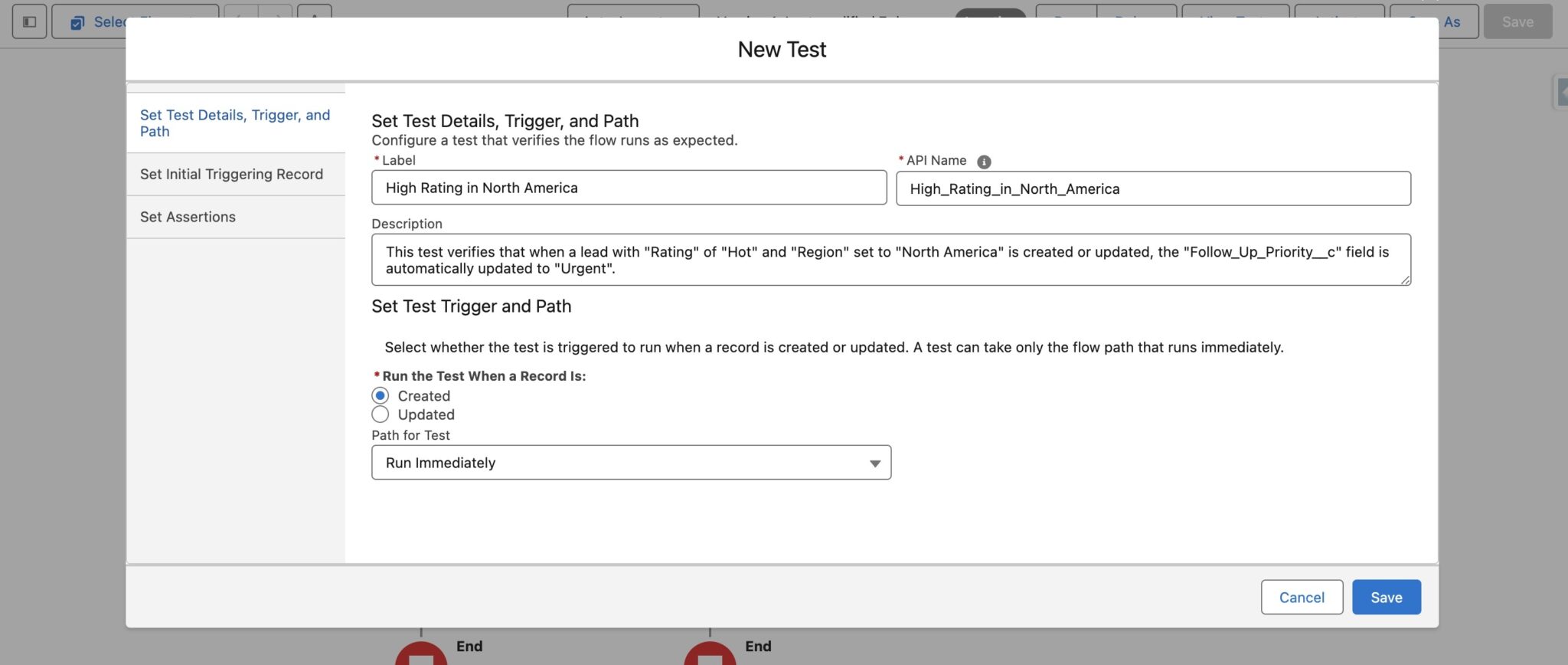 Salesforce Flows Tests Creation And Configurations Lane Four